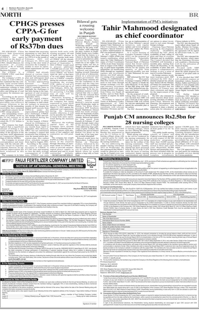 BR-ePaper | Mar 03, 2022 | Page Front Page 1
