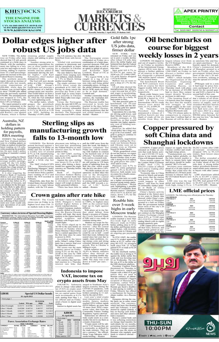 BR-ePaper | Apr 02, 2022 | Page Front Page 1