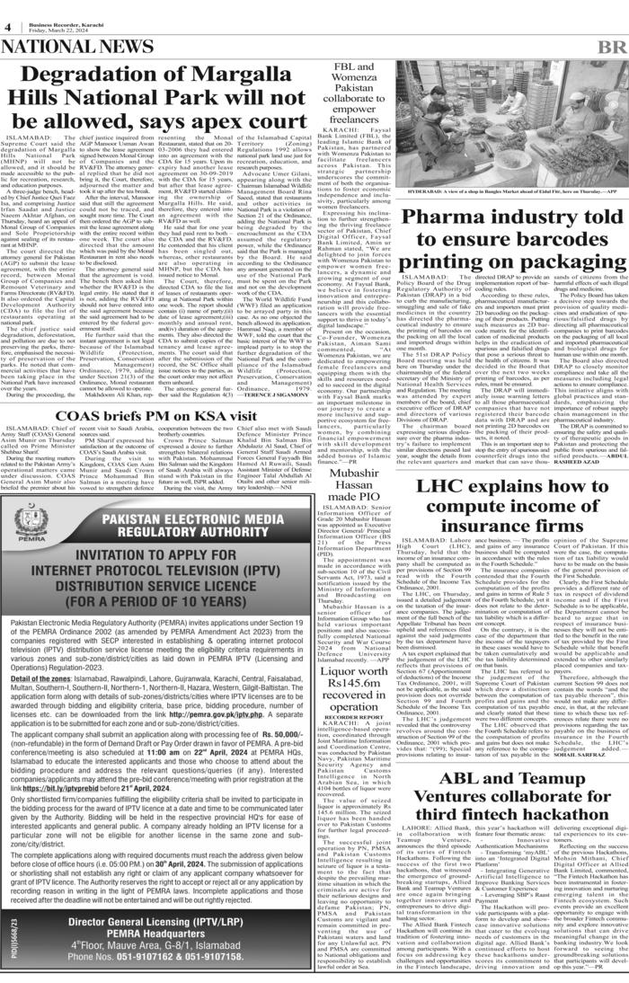 BR-ePaper | Mar 22, 2024 | Page Front Page 1
